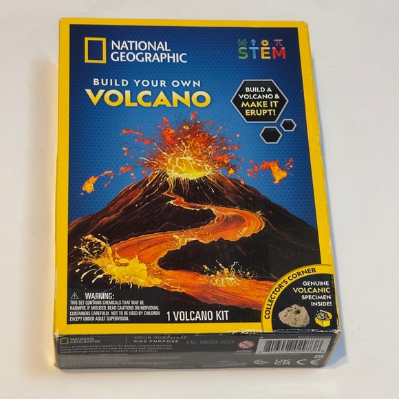 National Geographic | Toys | Build Your Own Volcano | Poshmark
